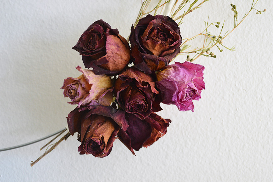 Red Rose Floral Hoop - Marisa Home | Crafts